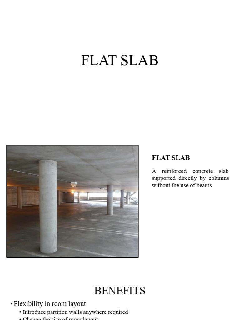 FLAT SLAB.pptx | PDF | Beam (Structure) | Column