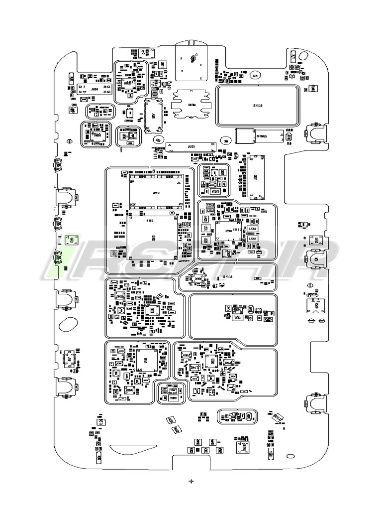 L3 Board Layout (Main) XT1540 - XT1541 - XT1542 - XT1543 - XT1544 ...