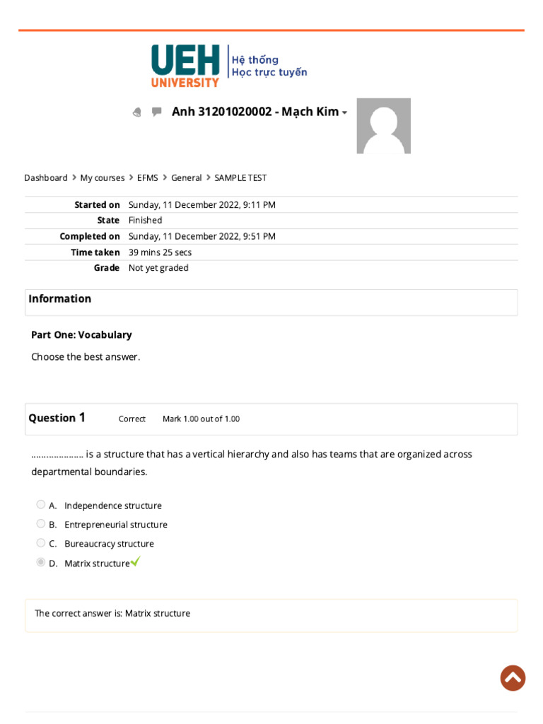 SAMPLE TEST Attempt Review 2 | PDF | Recruitment | Entrepreneurship