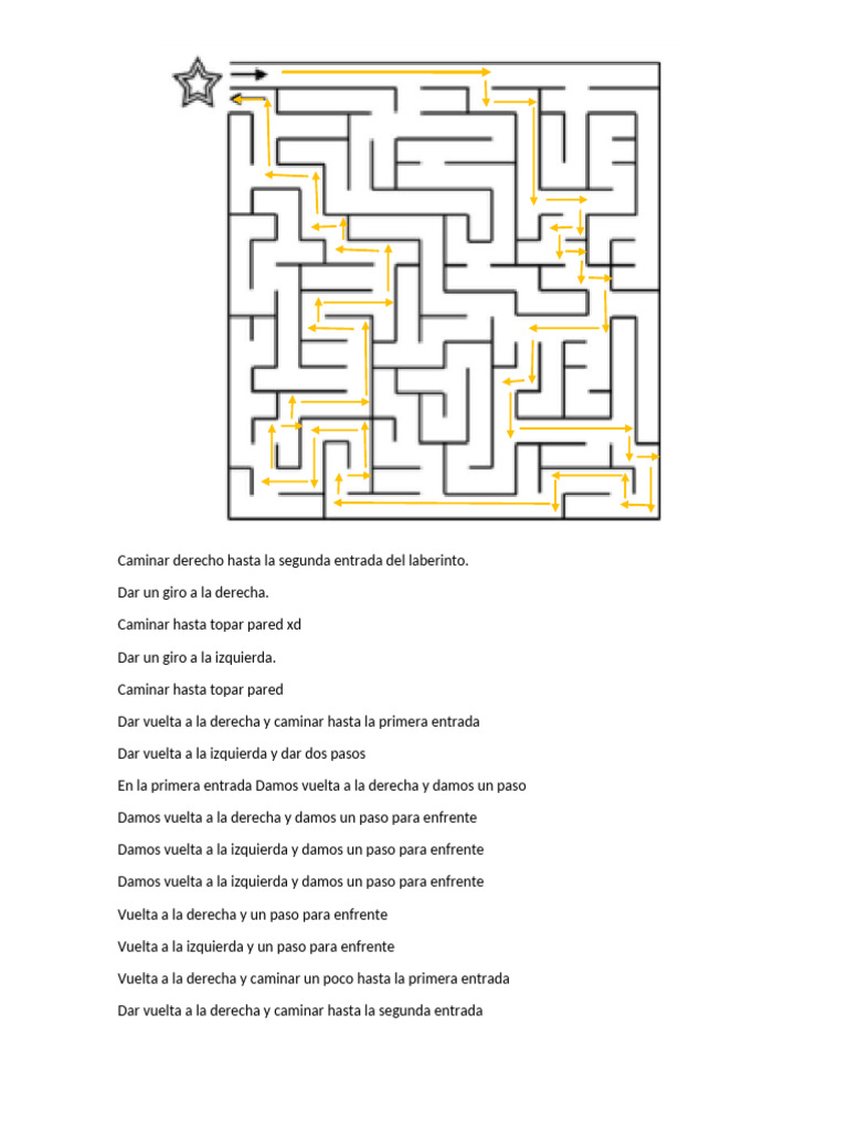 Algoritmo para Laberinto | PDF