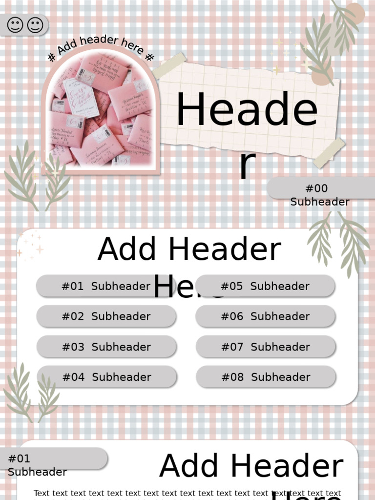 #21 Blue Pink PPT Template | PDF