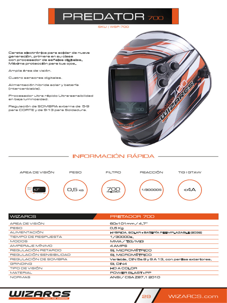 Predator 700 | PDF