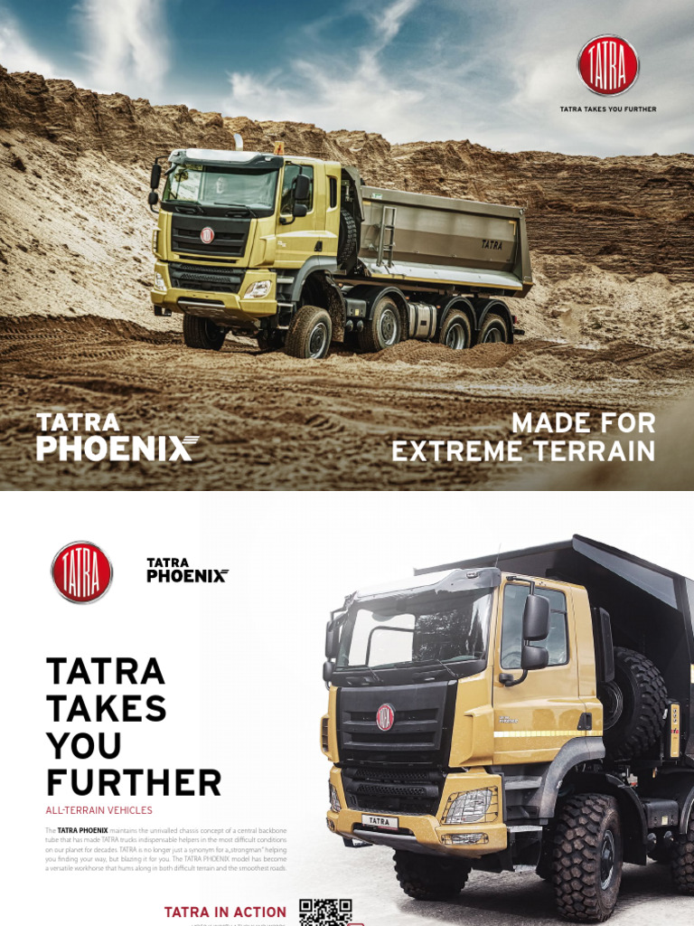 Tatra Phoenix Brochure 2021 El Eng | PDF | Axle | Four Wheel Drive
