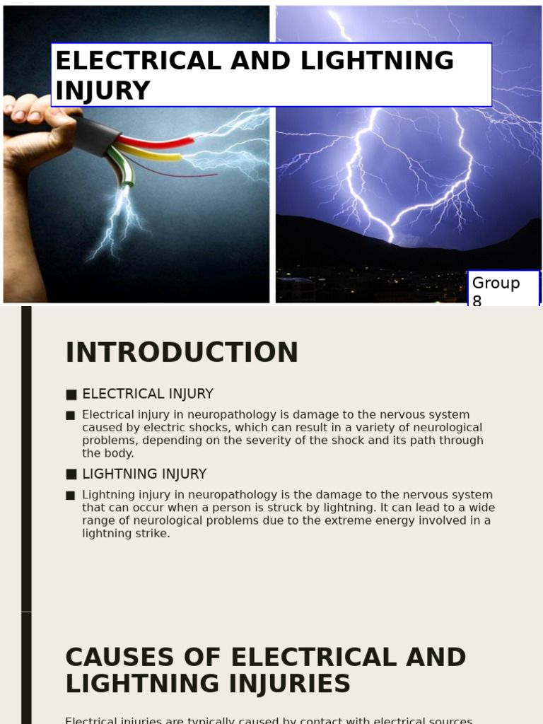 Electricaland Lightning Injury | PDF | Pain | Lightning