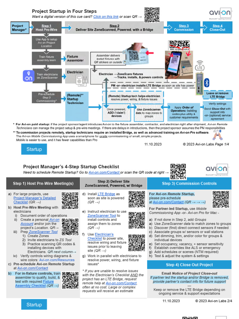 Project Startup Steps | PDF | Qr Code | Computing