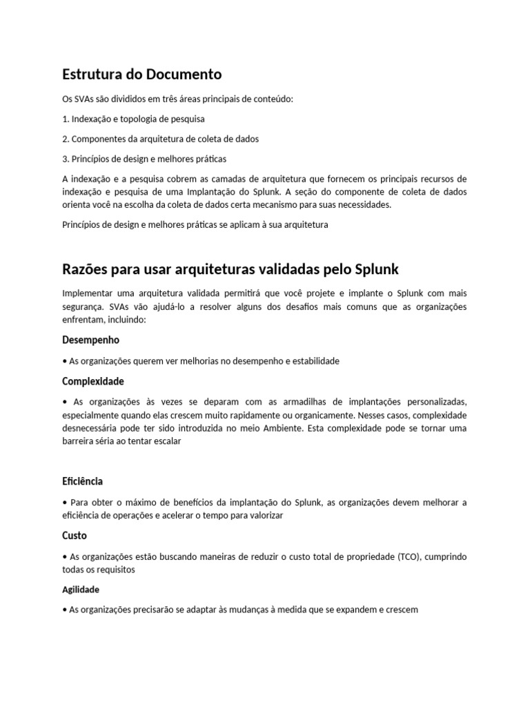 Splunk Validated Architectures Ptbr Pdf Computação Em Nuvem Topologia De Rede