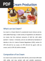 Ice Cream Production Process Flow Chart | PDF | Emulsion | Freezing