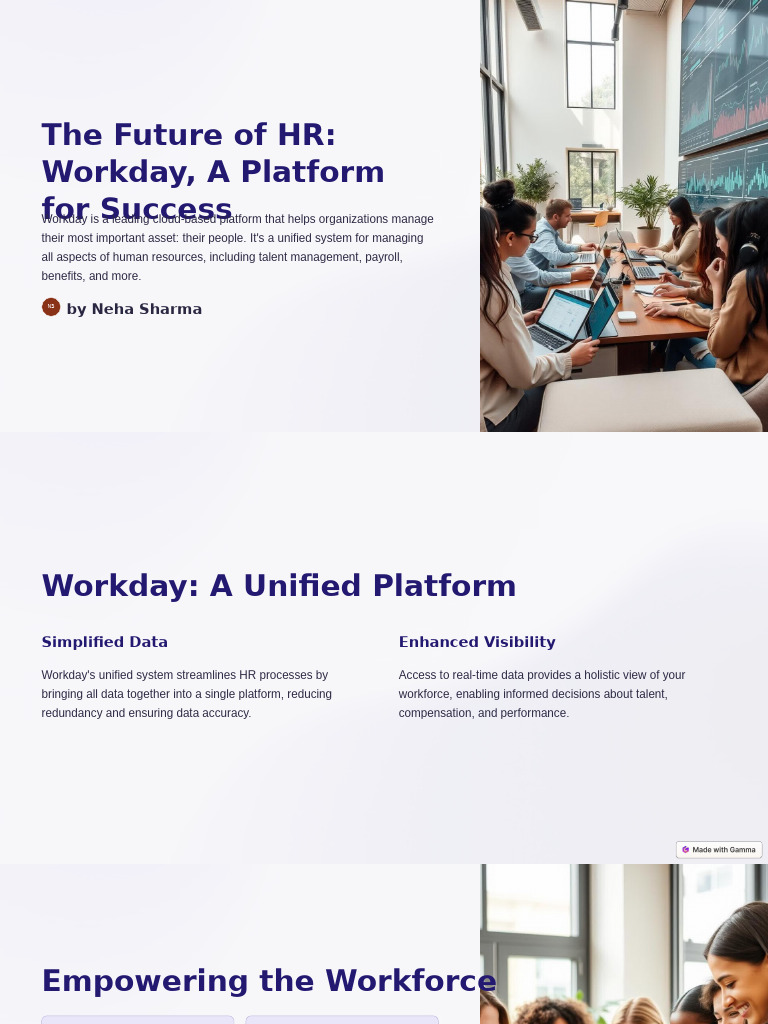 The Future of HR Workday a Platform for Success | PDF | Cloud Computing ...
