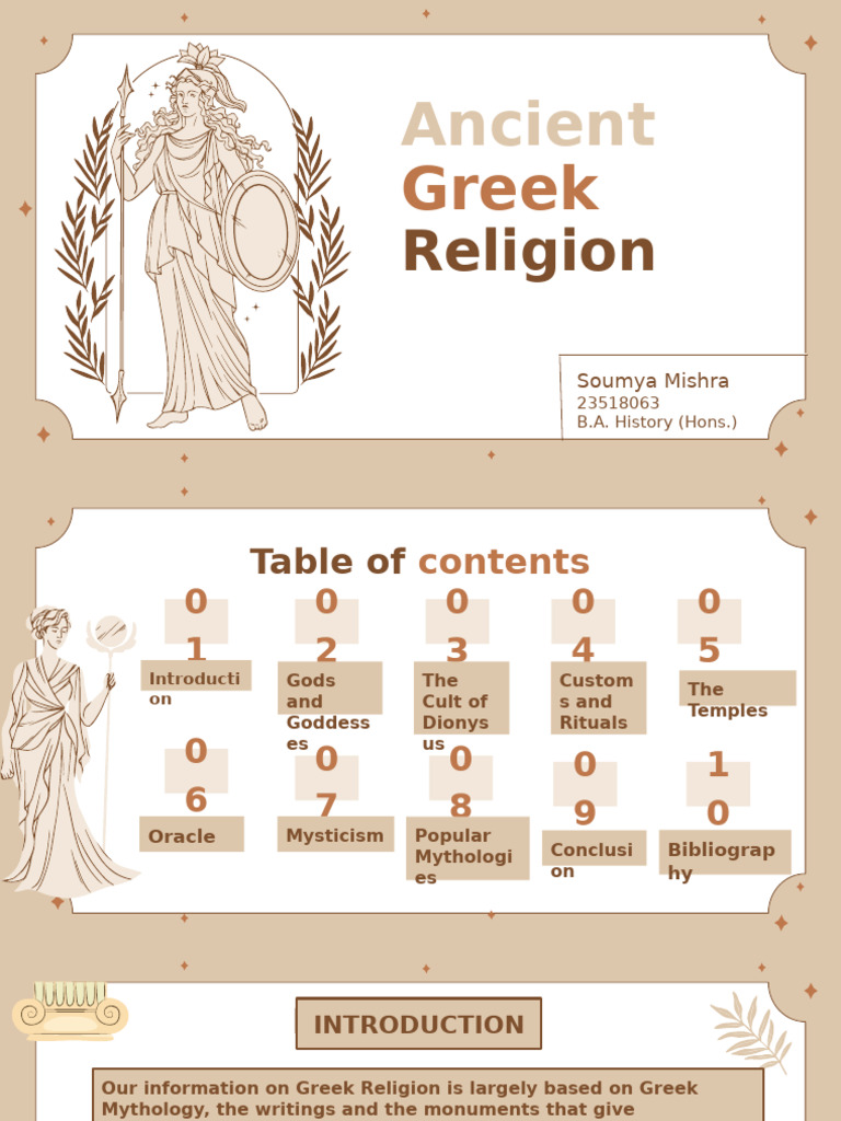 Soumya Mishra B.a.history (Hons.) Greek Religion | PDF | Twelve ...