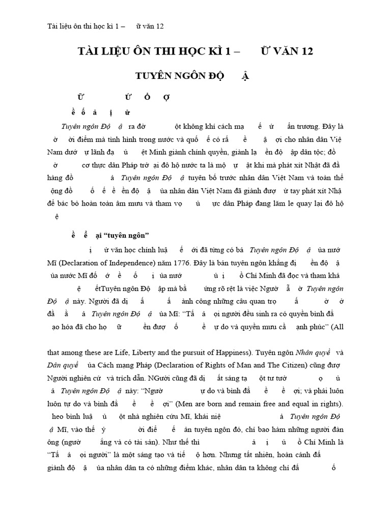 on_thi_HKI_mon_Van_phan_1-_thay_Khuong | PDF