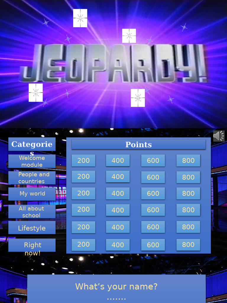 Jeopardy Activities Promoting Classroom Dynamics Group Form 77718 | PDF ...