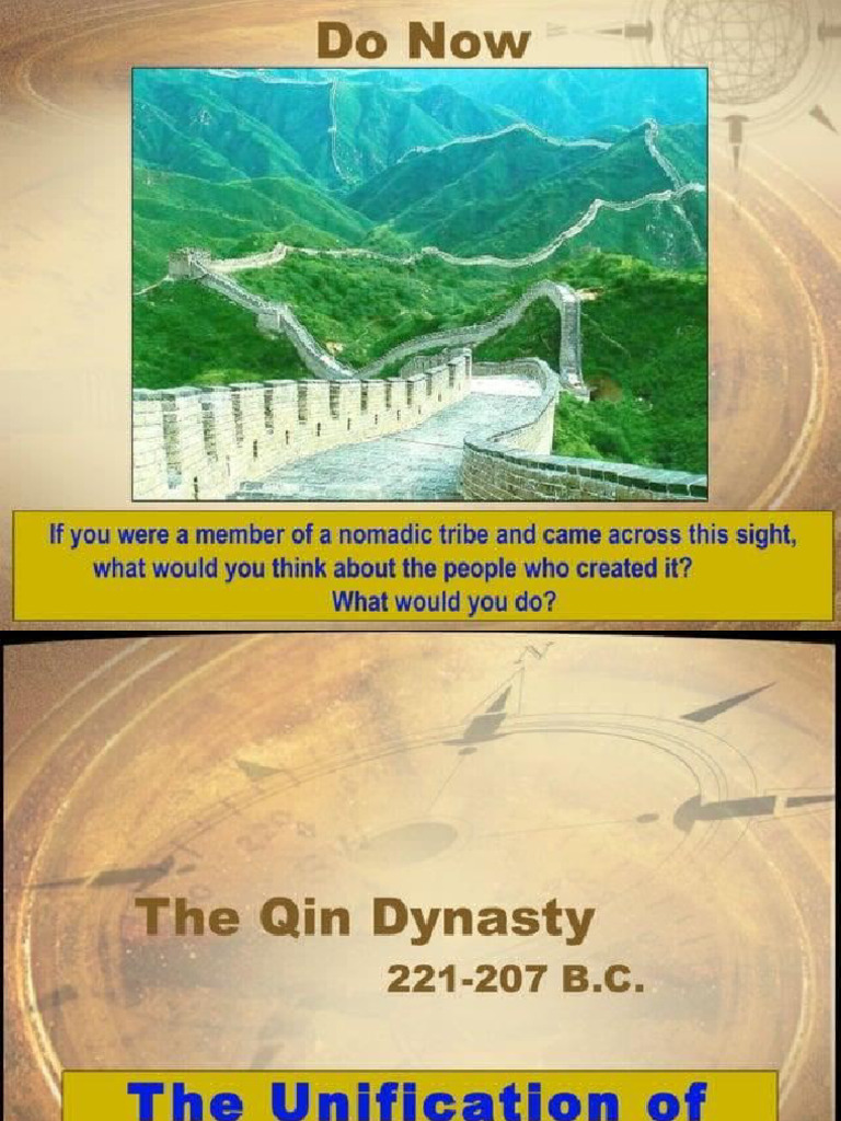 Qin dynasty ppt copy | PDF