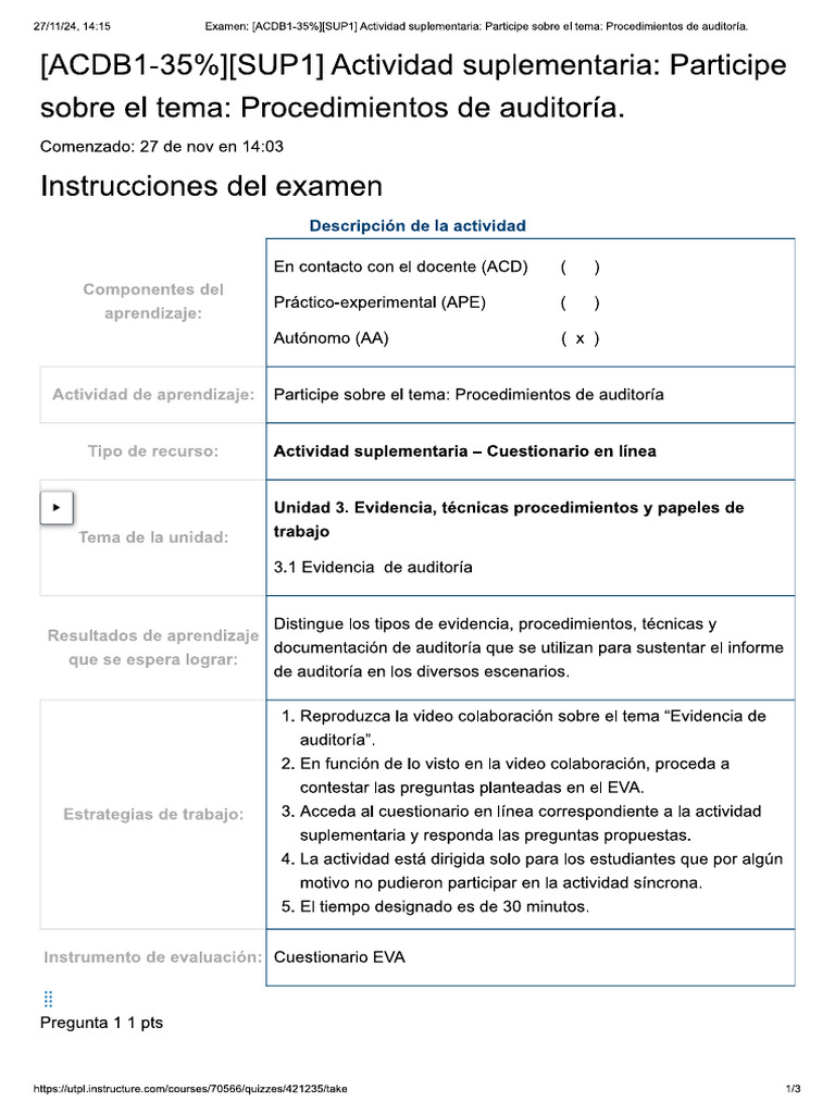 Actividad Suplementaria 9 | PDF