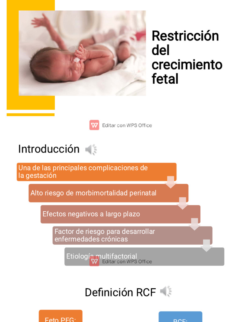 Restricción Del Crecimiento Intrauterino (RCIU) | PDF | Feto | El embarazo