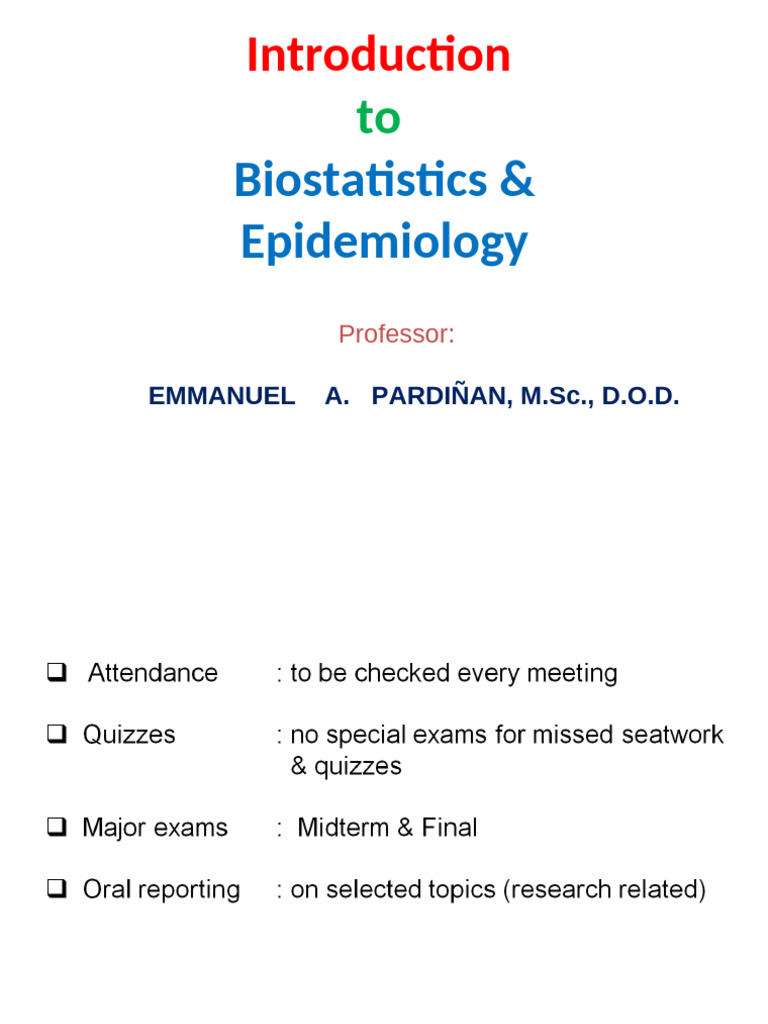 1. a. Introduction to Biostatistics | PDF | Statistics | Descriptive ...