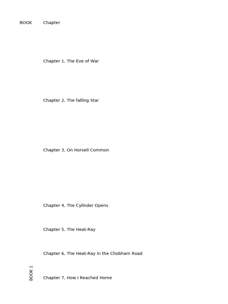 War of The Worlds | PDF | The War Of The Worlds | Planets Of The Solar ...