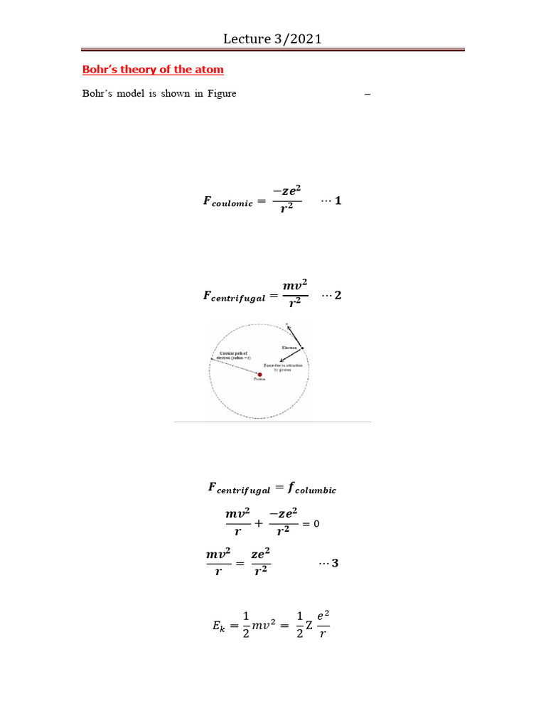 opt 2 | PDF | Electron | Force