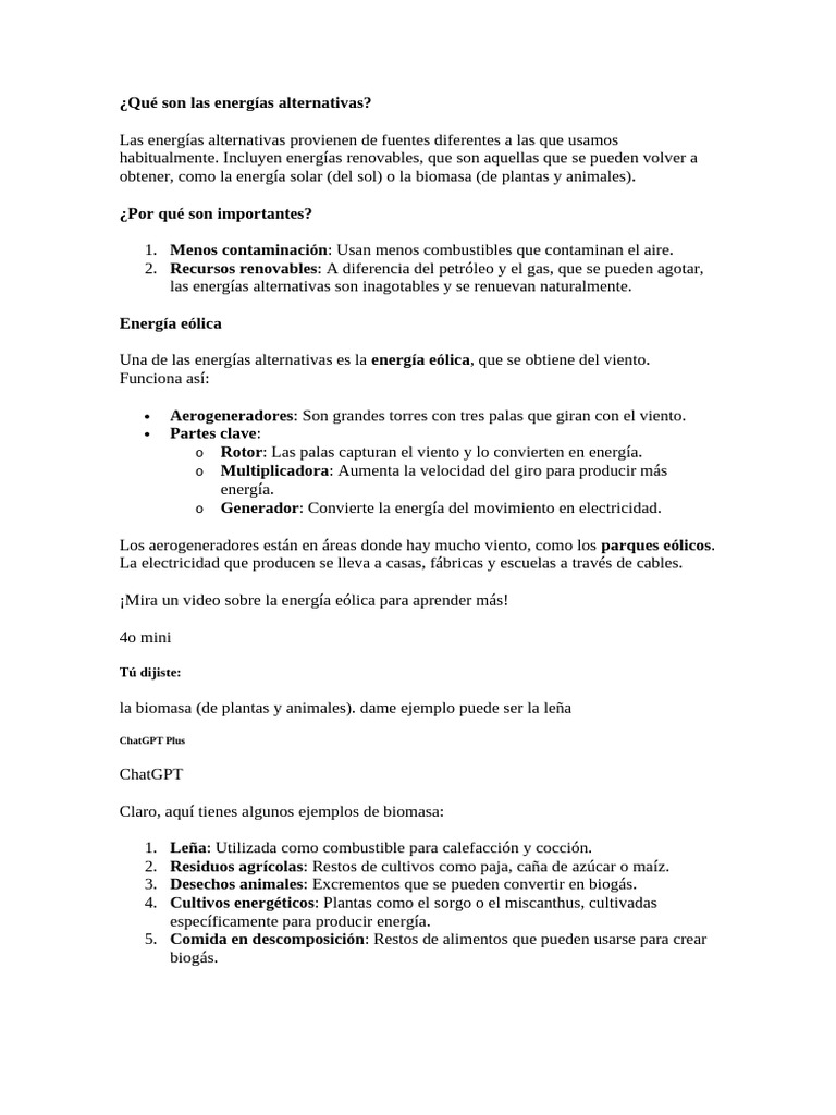 Energías Alternativas: Claves y Usos | PDF | Motores | Motor diesel