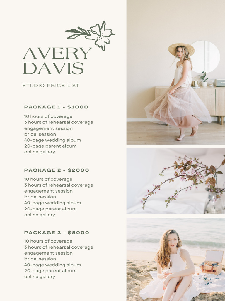 Wedding Photography Packages | PDF