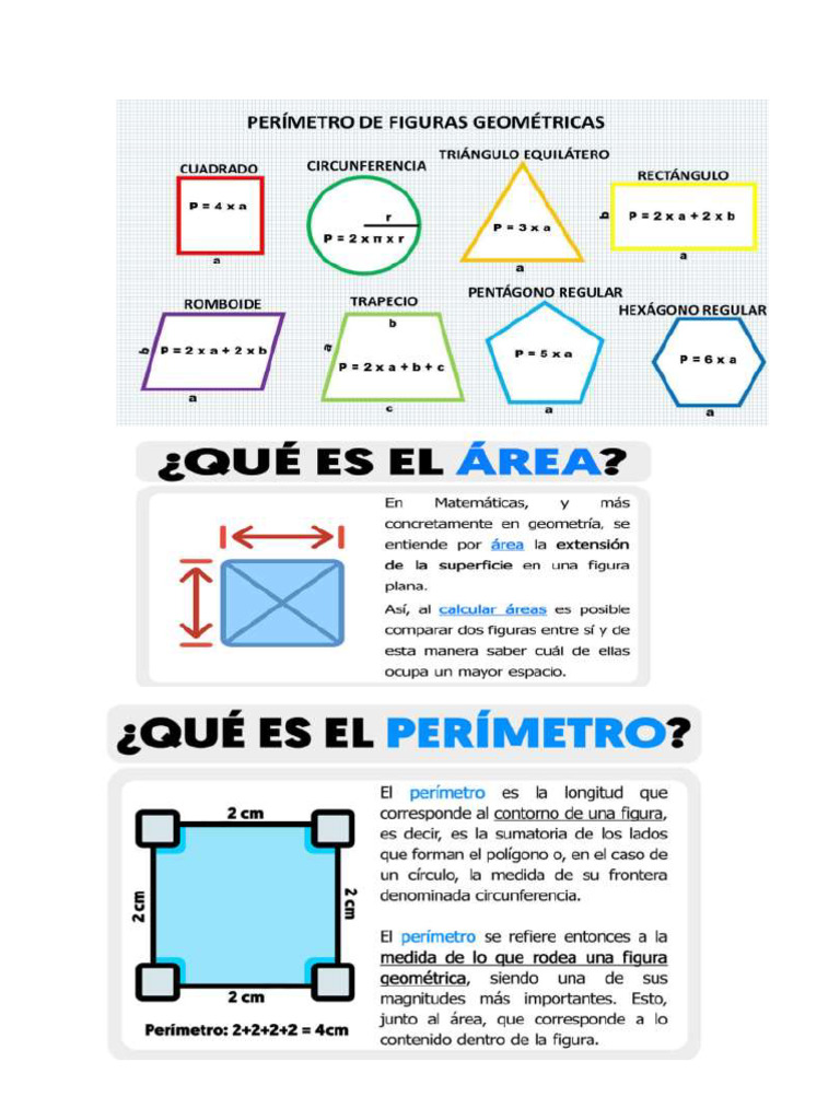 Area y Perimetro | PDF