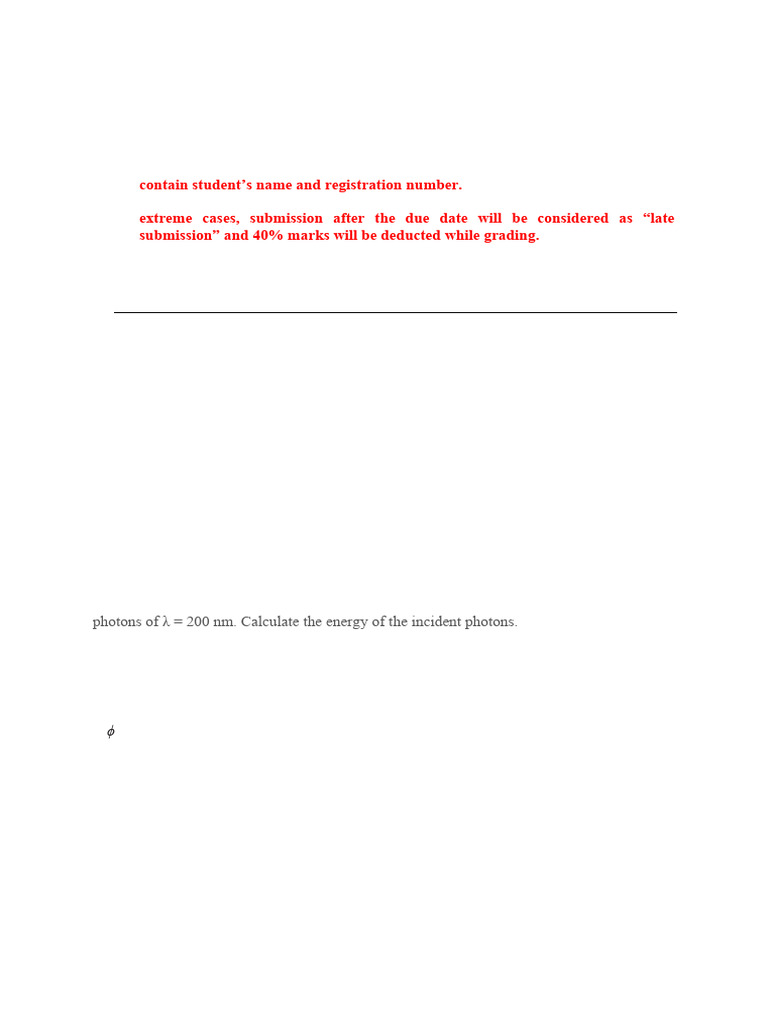 Assignment 2 Ep Photo Electric Effect Pdf