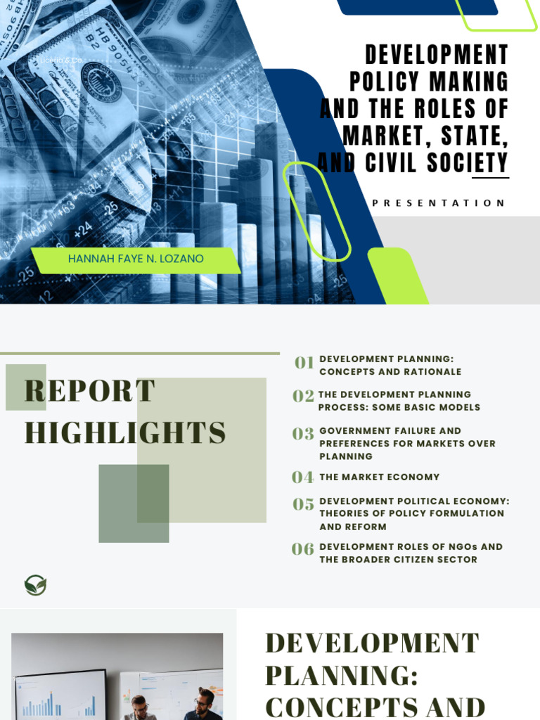 Development Policy Making and The Roles of Market, State, and Civil ...