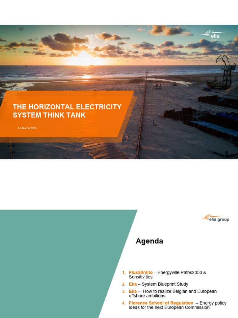 Elia ThinkTank Slides | PDF | Carbon Capture And Storage | Wind Power