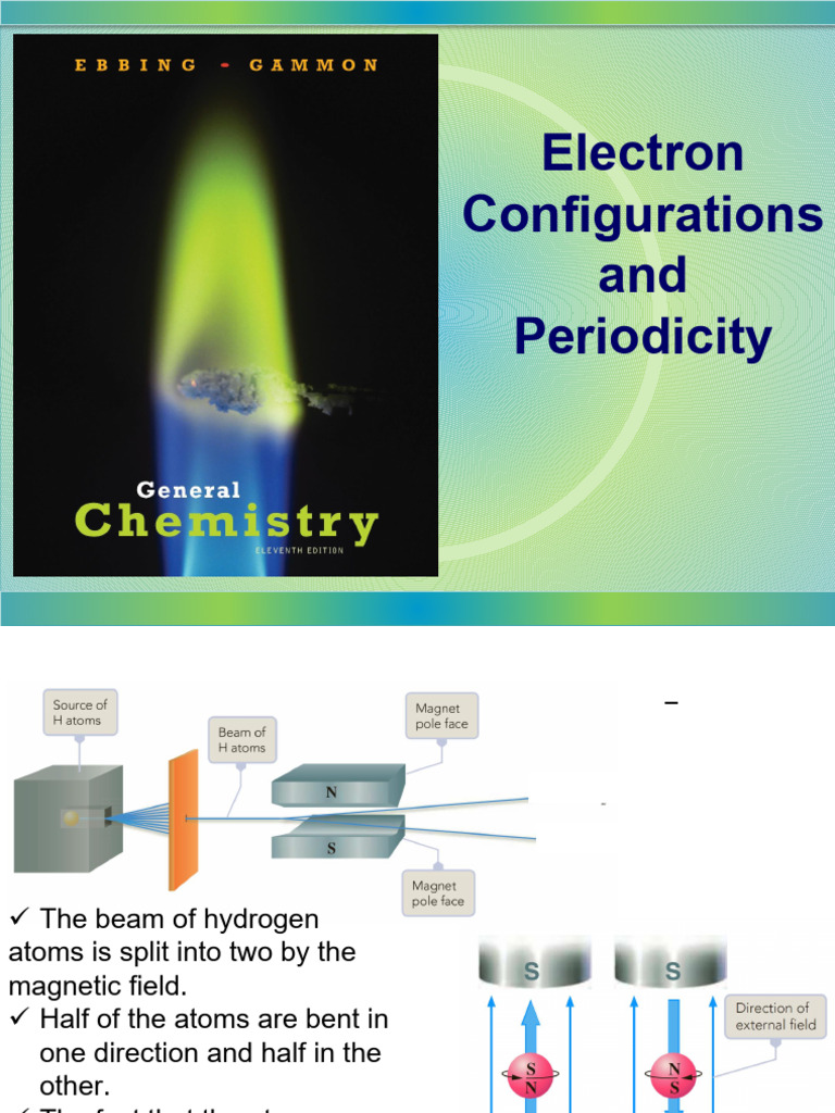 Chem 101 Chapter 8 Electron Configuration and Periodicity | PDF | Electron Configuration ...
