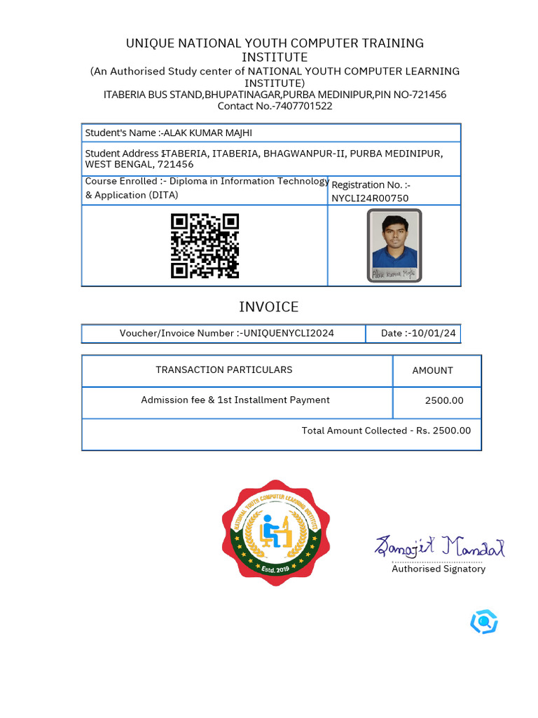 Alok Invoice PDF | PDF