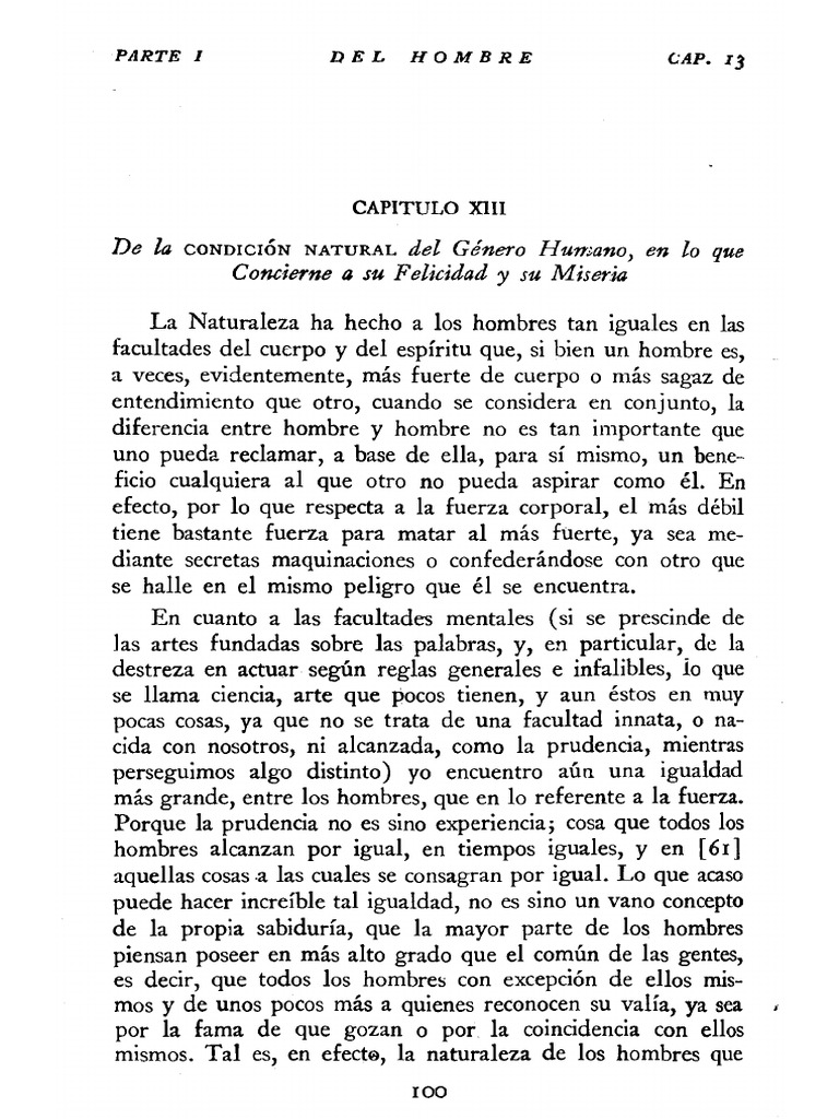 Leviatán Cap. XIII | PDF