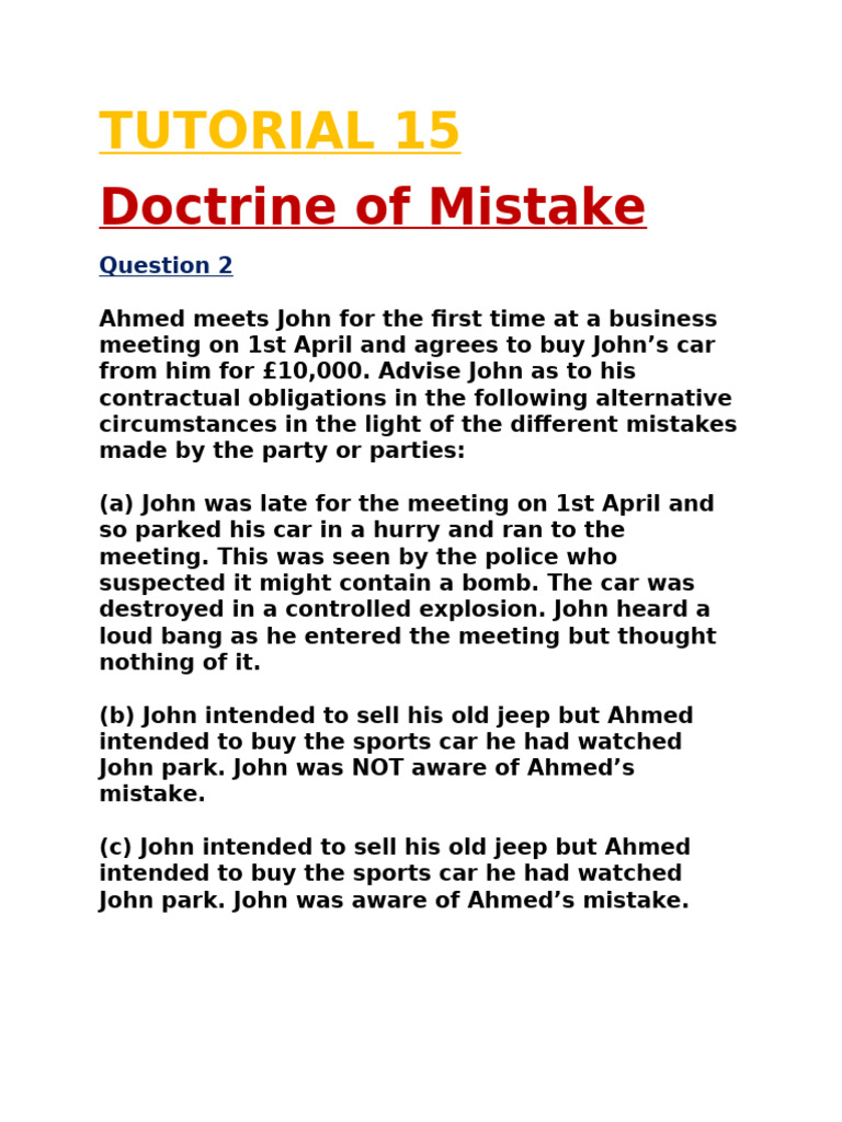 Tutorial 15 Question 2 | PDF