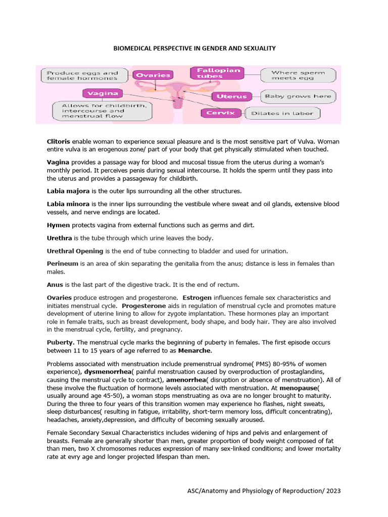SS module 2-3 | PDF | Human Body | Menstrual Cycle SS module 2-3 | PDF | Human Body | Menstrual Cycle