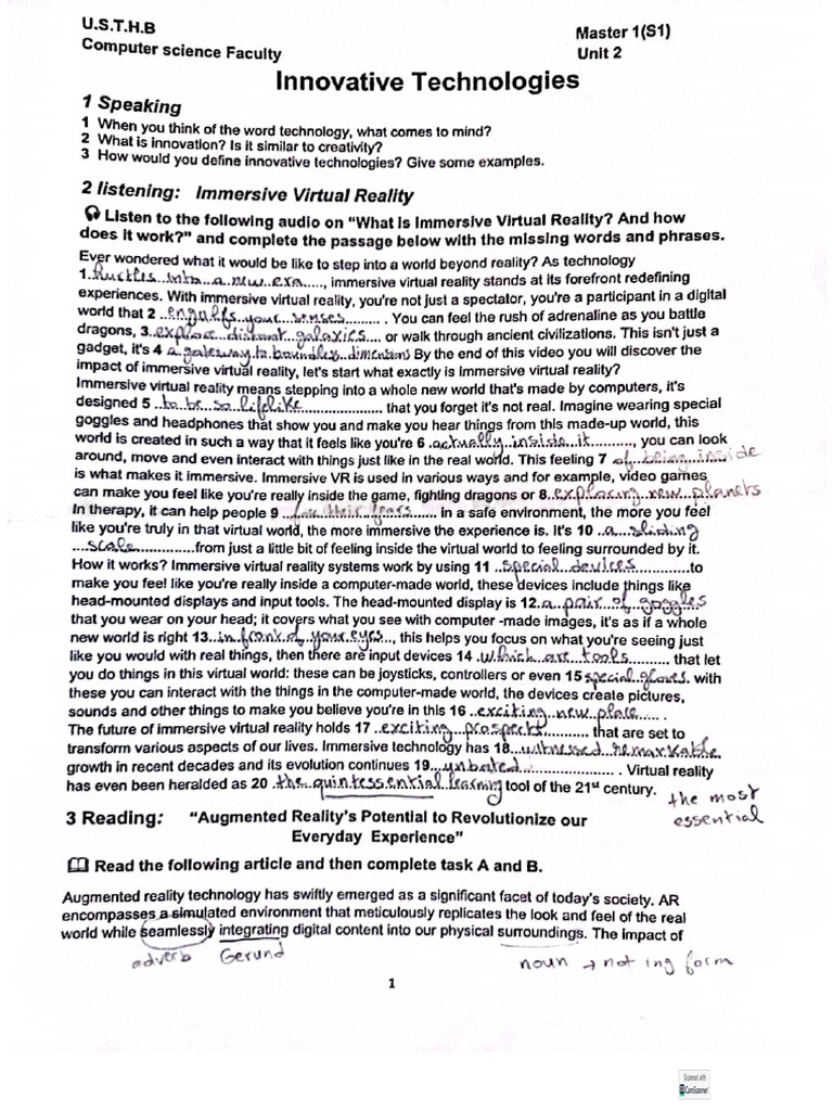 Unit 2 - anglais | PDF