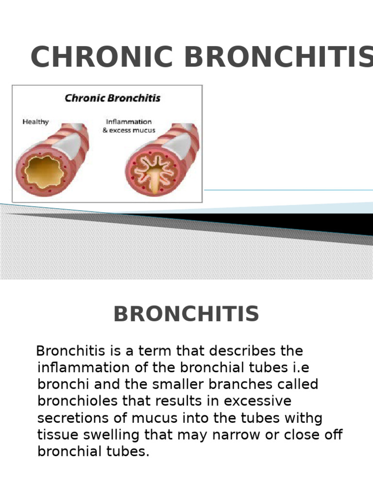 Chronic Bronchitis | PDF | Bronchitis | Chronic Obstructive Pulmonary Disease