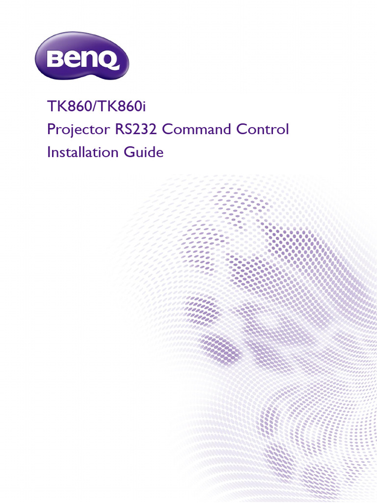 BenQ-TK860i-RS232-Control-Guide_v1.0.1_Windows | PDF | Computing ...