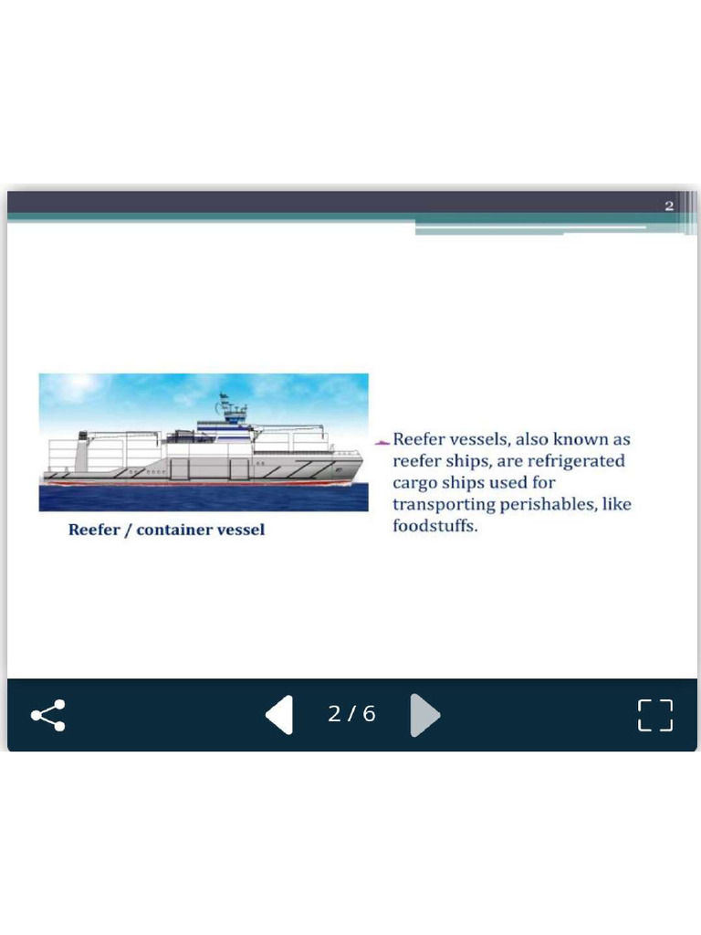 Midship of Reefer Ship | PDF