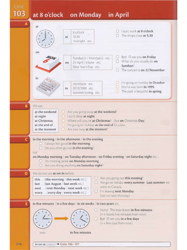 prepositions_a1 | PDF | Workweek And Weekend