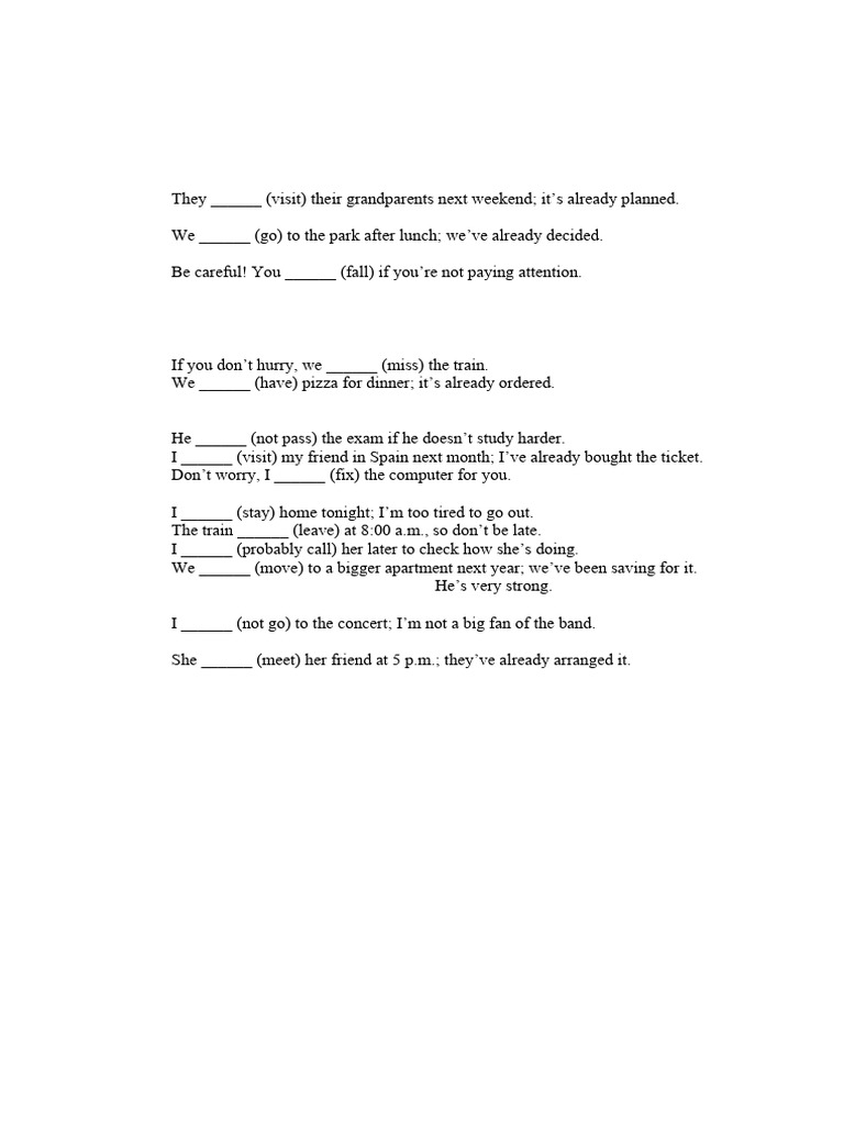 will o going to | PDF