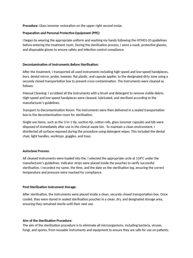 PER 1.2a template | PDF | Sterilization (Microbiology)