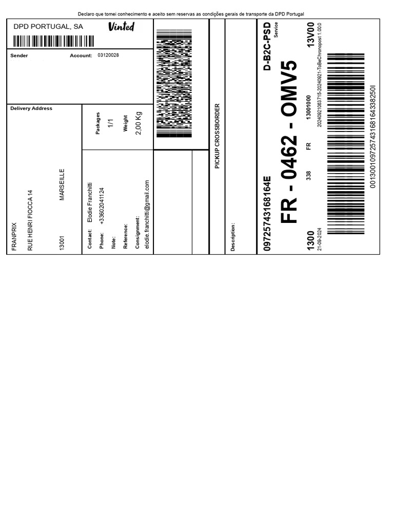 Etiqueta Vinted 10737941117 | PDF