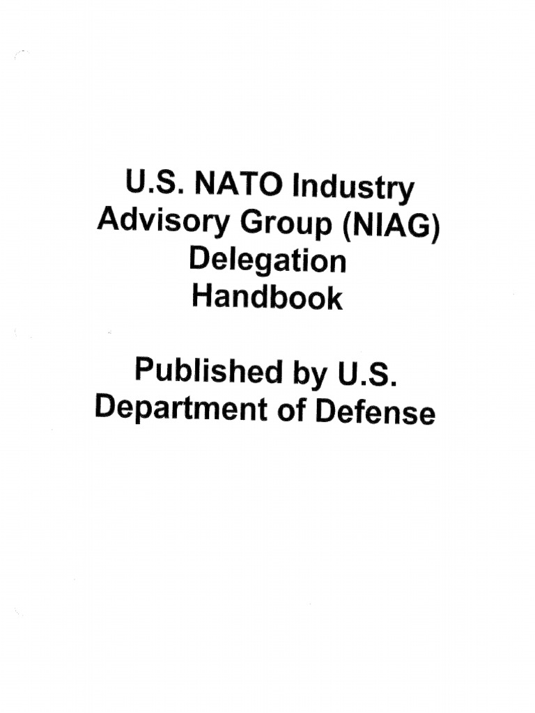1 - NIAG Delegation Handbook | PDF