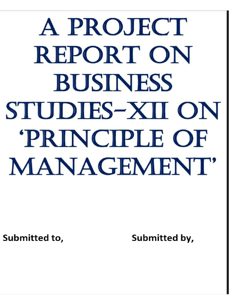 Class 12th Busineee Project | PDF