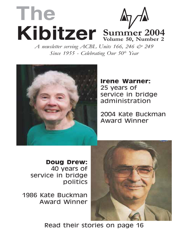 Kibitzer 2004 (50) - 2 Summer | PDF | Sydney