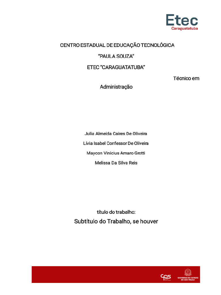 Modelo TCC 2023 | PDF