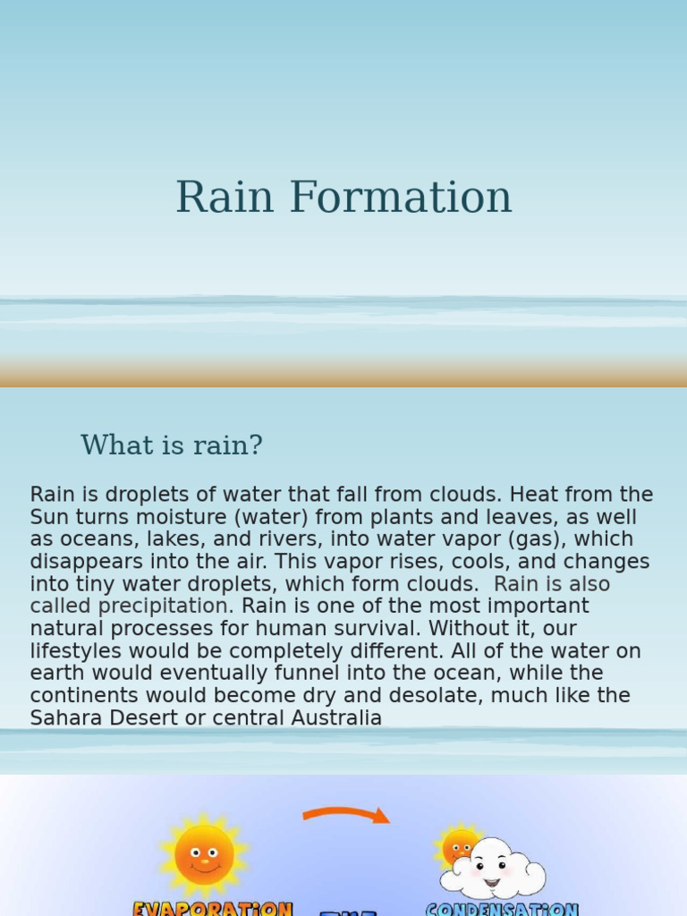 Understanding Rain For Young Learners Pdf