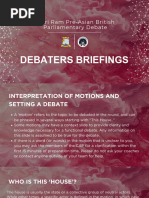 Motion in Debates | PDF | Policy | Argument