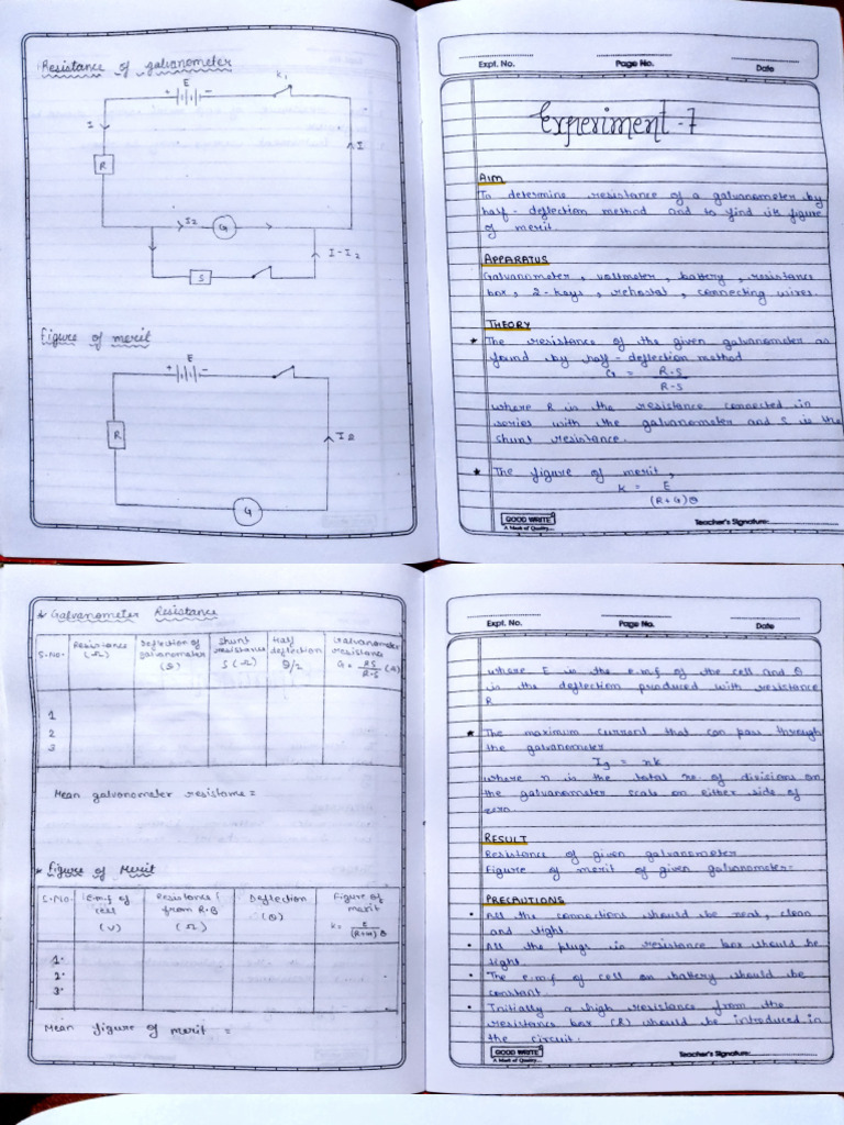 Experiment 7 PHYSICS | PDF