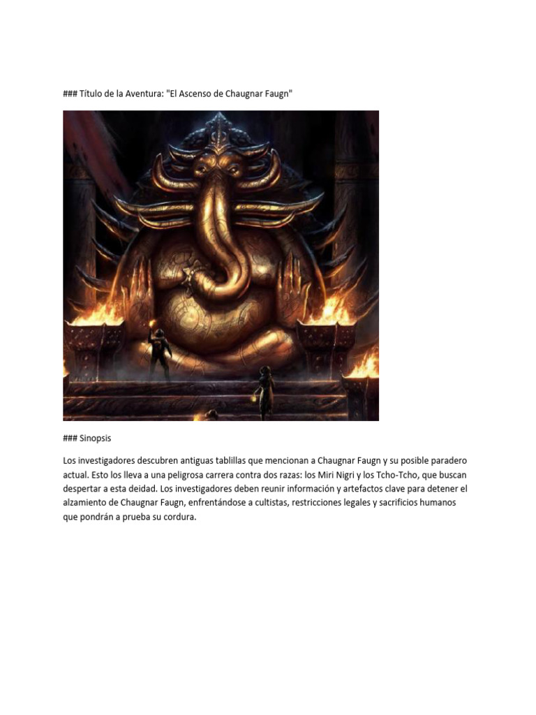 Chaugnar Faugn Mod | PDF