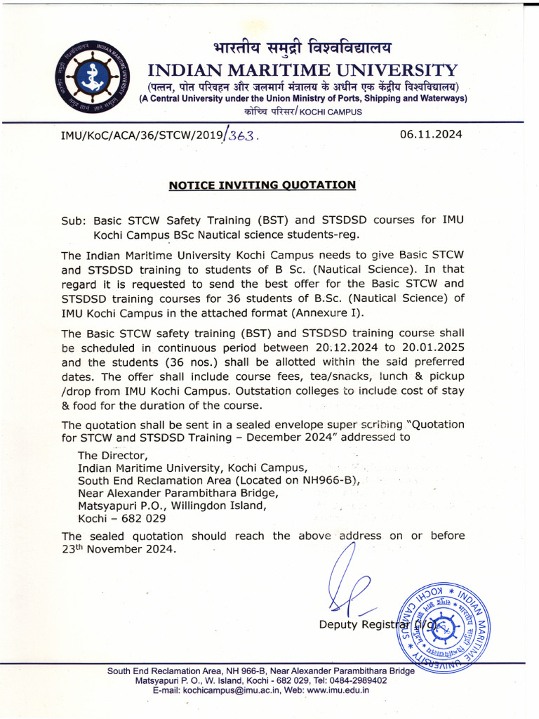 STCW Safety Training STSDSD | PDF