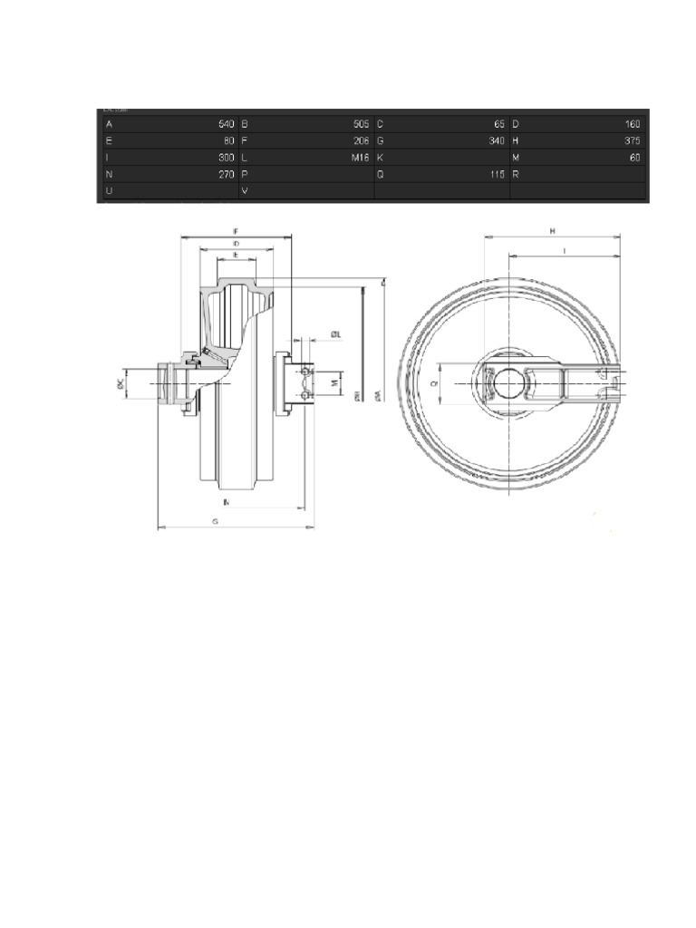 Idler Track Caterpillar 320D | PDF